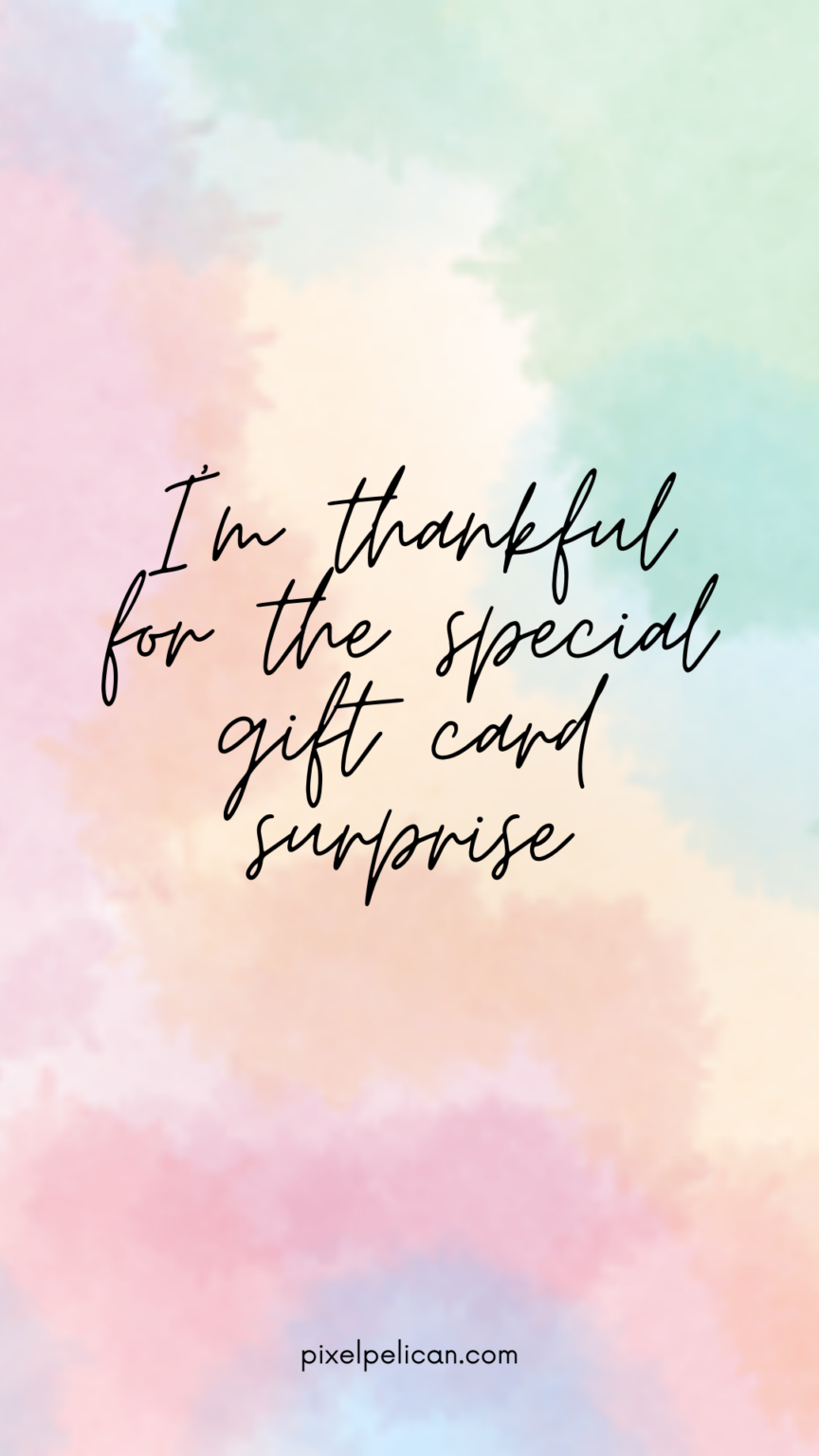 150+ Thank You Messages For Gift Cards - Pixel Pelican