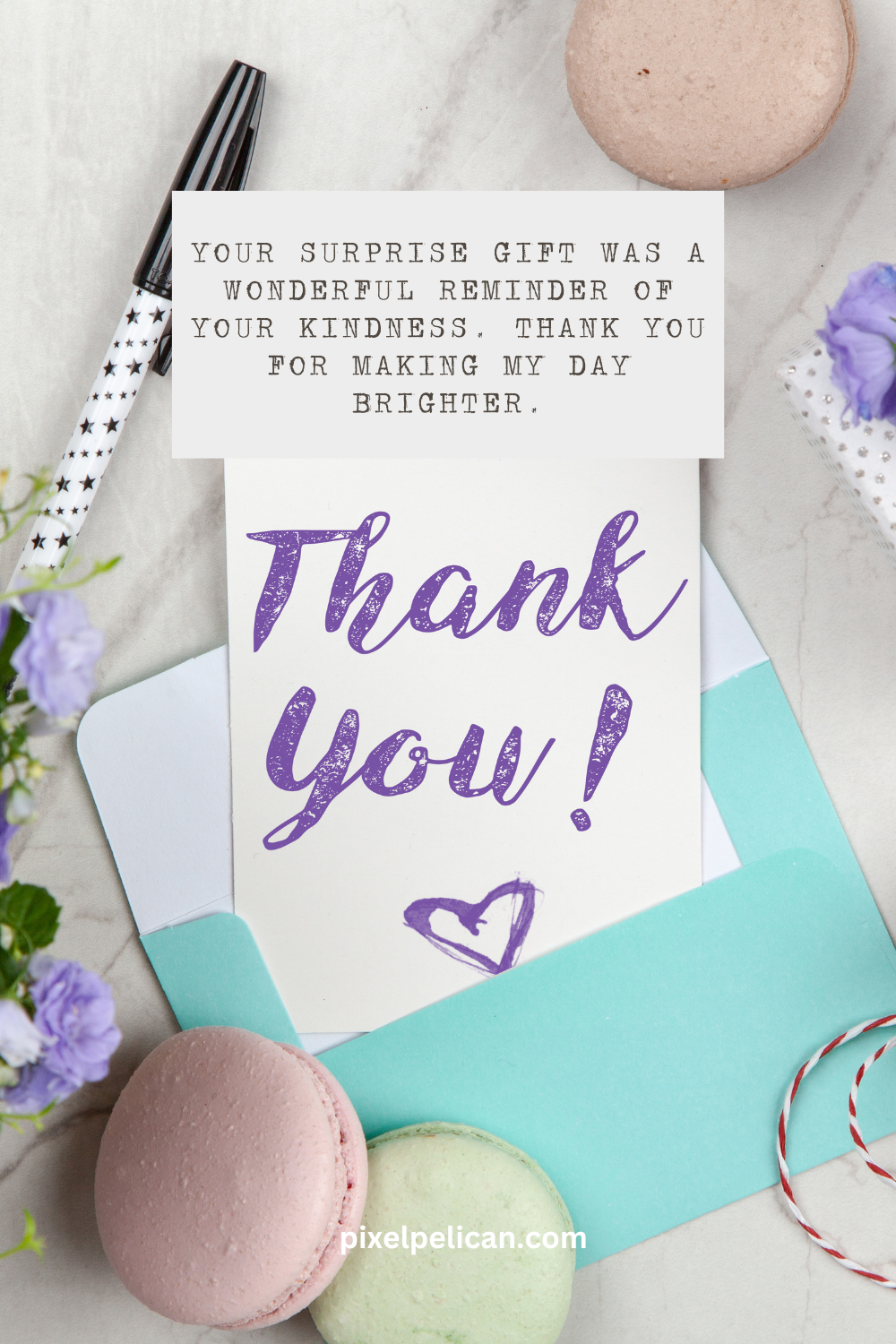 Thank You Messages For Surprise Gifts + Quotes - Pixel Pelican